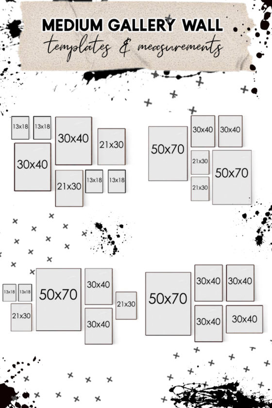 how to create a chic & easy gallery wall