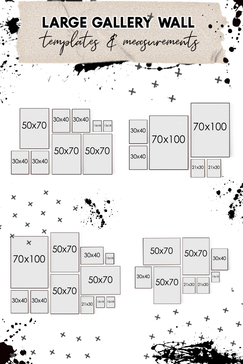 how to create a chic & easy gallery wall