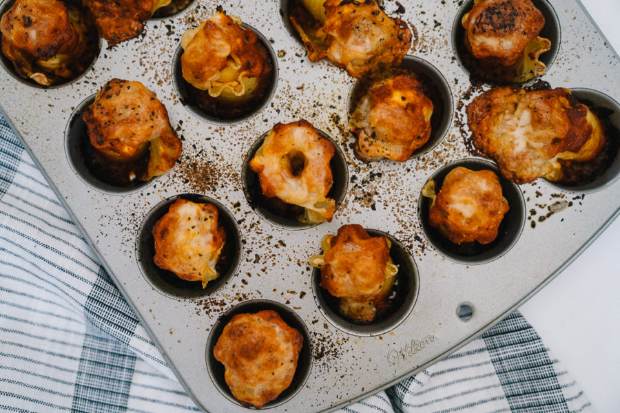 The One With the Dozen Lasagnas: mini lasagna bites recipe