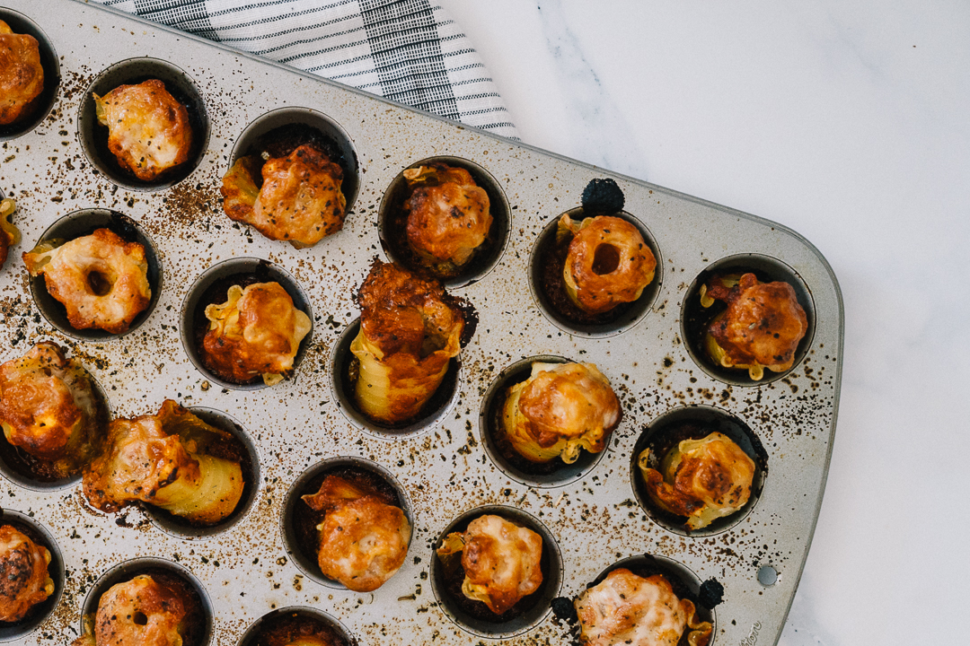 The One With the Dozen Lasagnas: mini lasagna bites recipe