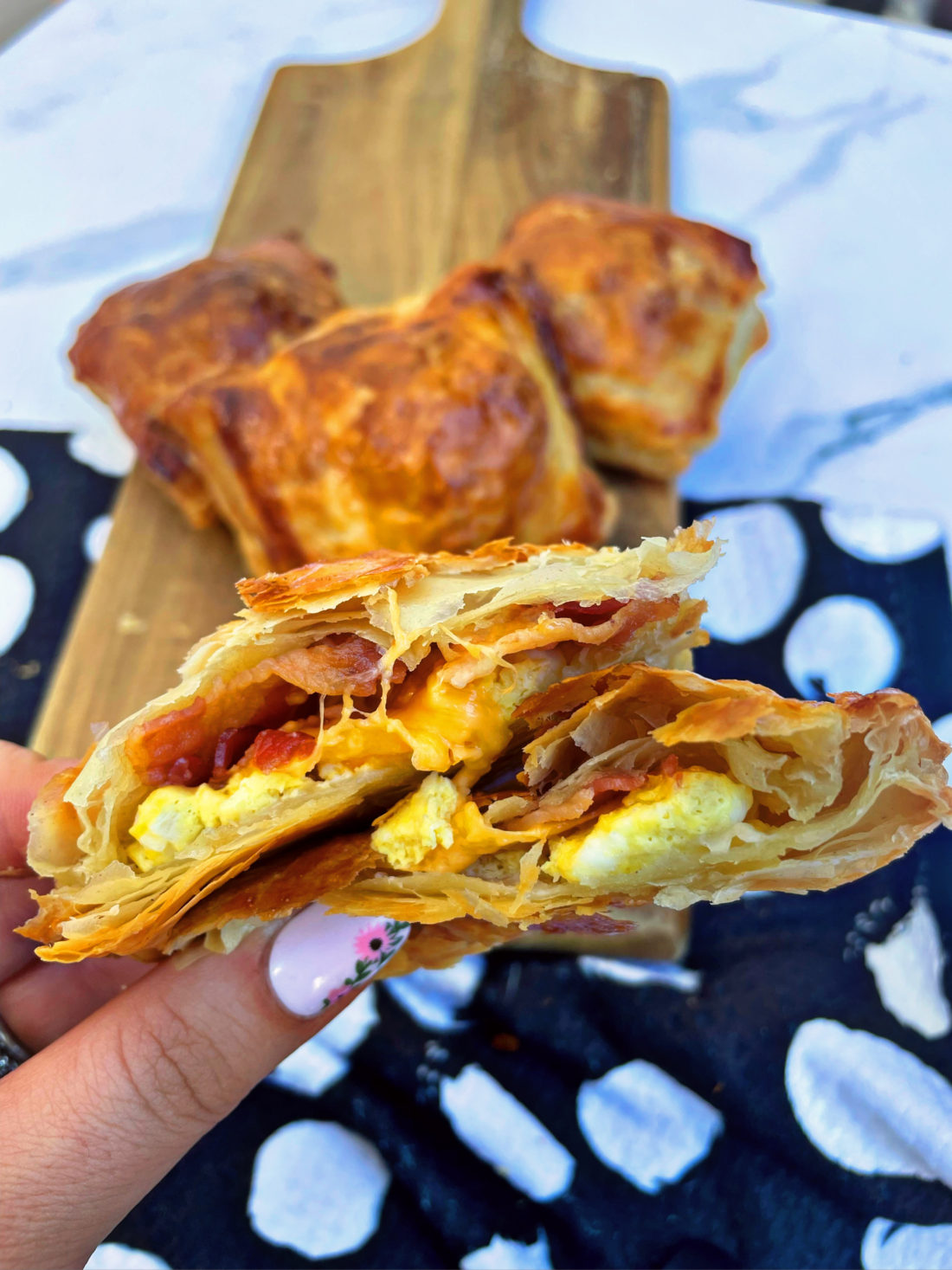 Famous Bacon Cheddar & Egg Stuffed Cromelette Recipe